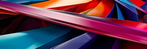 Premium Ai Image Abstract Composition Of Angular Geometric Forms And Lines Creating A Sense Of