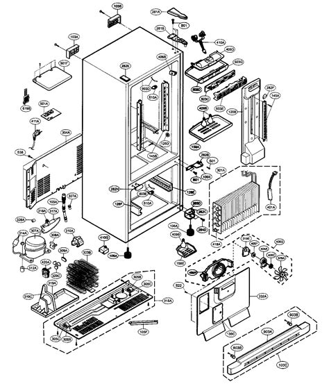 Bottom Freezer Refrigerator Lg Bottom Freezer Refrigerator Parts