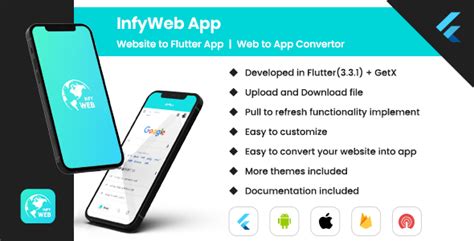 web to app convert website to flutter app web view code market