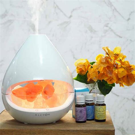 Kiyoshi Ultrasonic Himalayan Pink Salt Lamp Diffuser Himalayan Salt