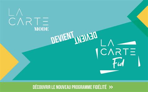 La Carte MODE votre programme fidélité à la Réunion