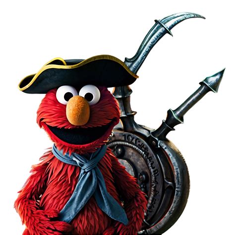 Download Elmo As A Pirate Png 05032024