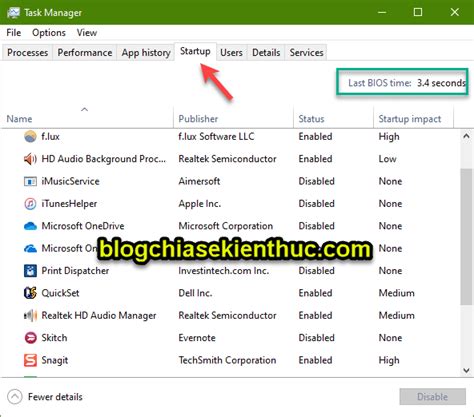 Last Bios Time Trên Windows 10 Là Gì Và Cách Giảm Chỉ Số Này