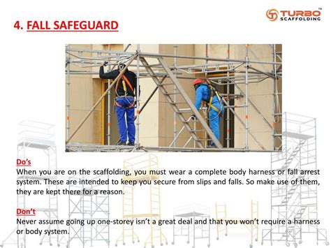 Ppt 5 Doâ€™s And Donâ€™ts For Scaffolding Work Safety Powerpoint