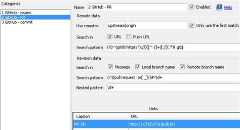 Install A Template For Revision Links · Issue 4970 · Gitextensions