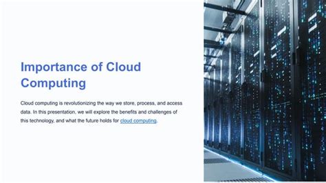 Importance Of Cloud Computingpptx