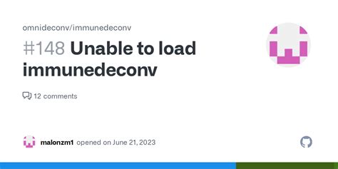 Unable To Load Immunedeconv Issue Omnideconv Immunedeconv GitHub