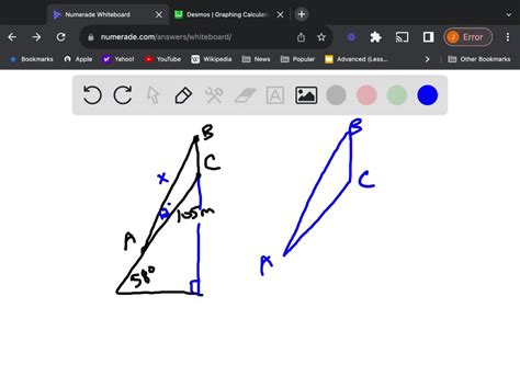 Solved A Communication Tower The Side Cb Is Located At The Top The