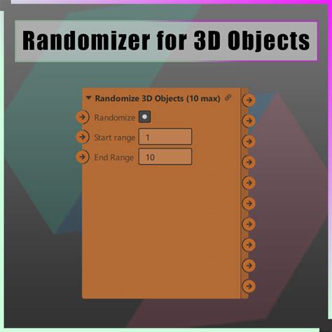 Randomizer For 3d Objects [spark Ar]