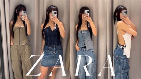 자라 세일 준비💙 데님 잔뜩 입어봤어요 Youtube