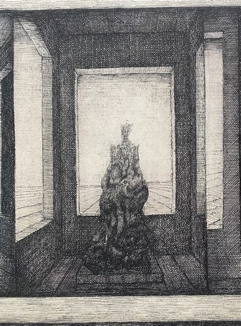 Proantic Architecture Surrealist Scene With Sculpture Southern Fren