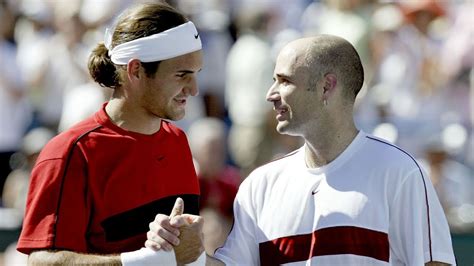 Roger Federer Vs Andre Agassi 2004 Indian Wells Sf Highlights Youtube