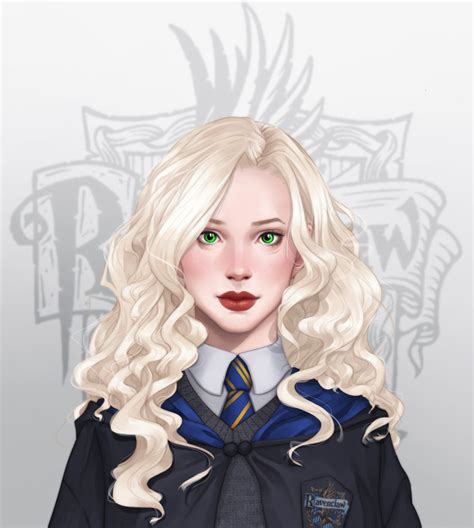 Фото Драко Малфой в виде девушки из фильма Гарри Поттер Harry Potter