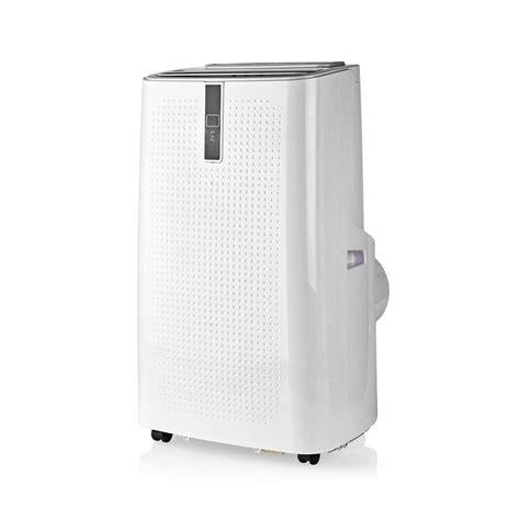 Climatiseur mobile 12000 BTU 100 m³ 3 Vitesses Télécommande Minuterie d arrêt Blanc