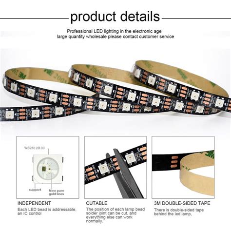 Ws2812b Led Strip Waterdicht Geen Waterdichte 60 L Vicedeal