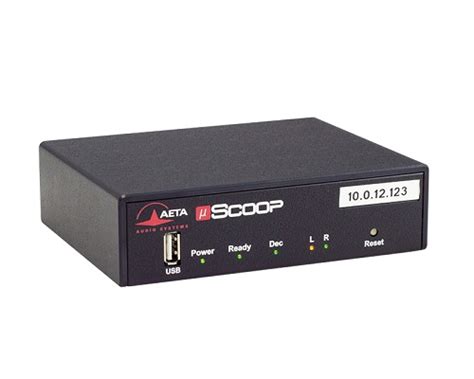 AUDIOCODEC AETA μSCOOP A TODO FM