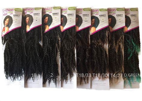 Kinky Twist Marley Crochet Braids Sleek Fashion Idol 101 Express Wiggit