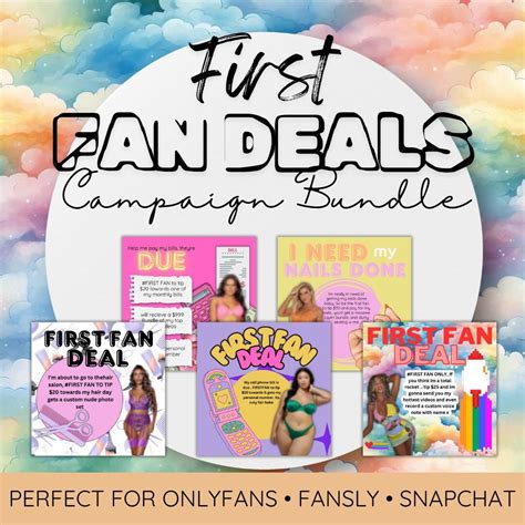 Onlyfans First Fan Deals Campaign Bundle Joi Sexting Script Bundle Content Creator Scripts