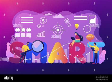 Smart Objectives Concept Vector Illustration Stock Vector Image And Art