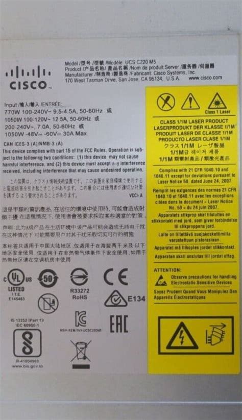 Cisco Ucs C220 M5 Ucsc C220 M5sx 2x Scalable Cpu 24 Dimm 10x 3 5 Bay Cto Server