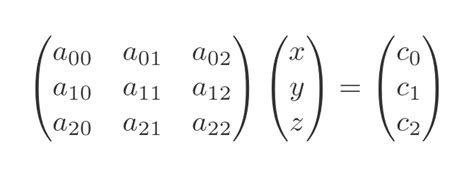 Graphicmaths Solving Simultaneous Equations With Matrices