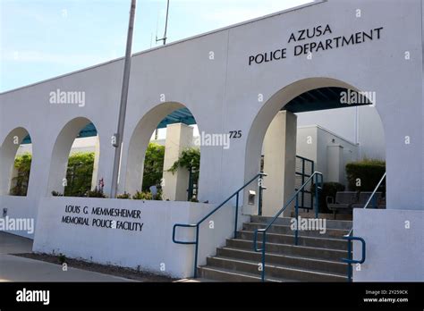 Azusa Los Angeles County California Azusa Police Department Located