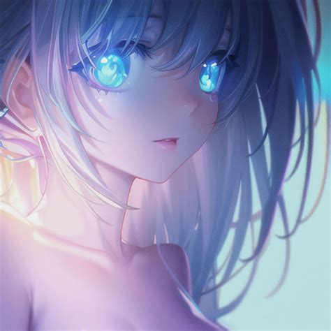 Blue Glowing Eyes By Neoriginal On Deviantart