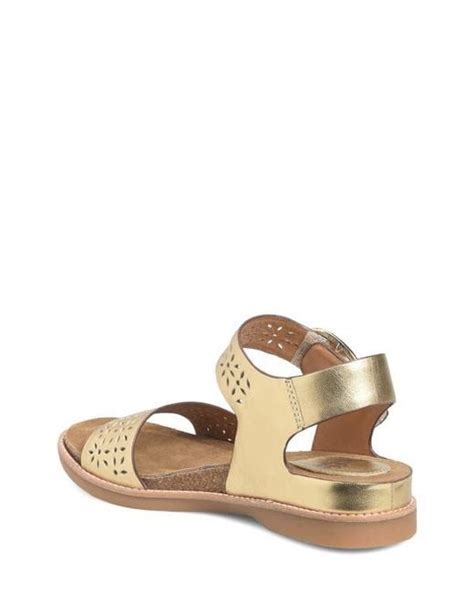 Söfft Bali Iii Ankle Strap Wedge Sandal In Natural Lyst
