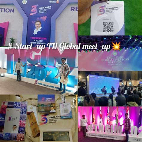 Anbarasu K On Linkedin Tngim2024 Globalinvestors Startups Innovation Tngovt…