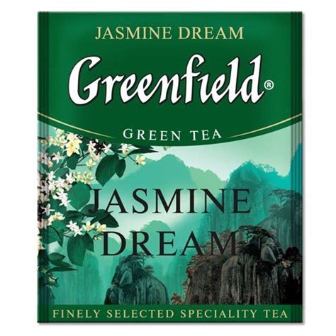 Зеленый чай с жасмином Greenfield Jasmine Dream, 100 пак. - Феофановская