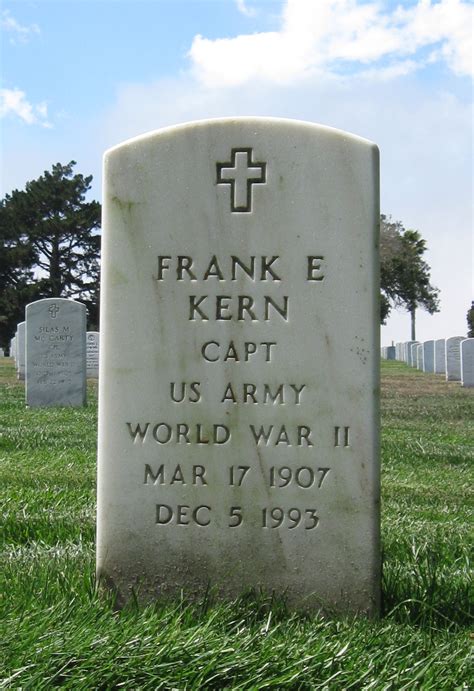 Cpt Frank E Kern 1907 1993 Find A Grave Memorial