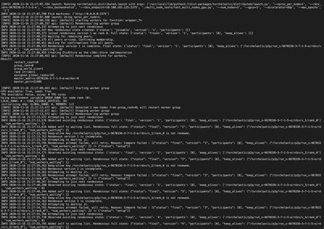 Pytorch Lightning With Torchelastic One Worker Doesnt Start · Issue