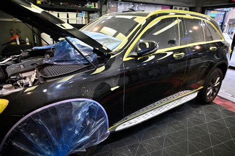 벤츠 Glc350e 자동차 스크래치 제거 광택 유리막 코팅 네이버 블로그