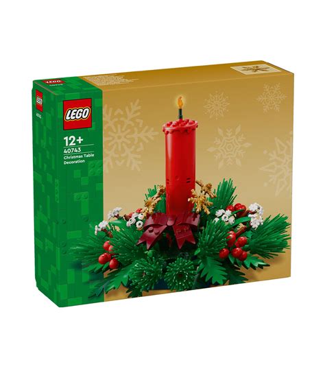 Lego® Lel Seasons And Occasions 40743 Christmas Table Decoration Age 12 Building Blocks 2024