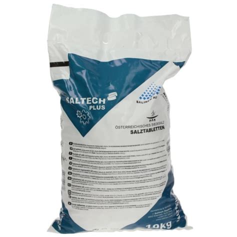 Sel Pour Adoucisseur En Pastilles 10 Kg Saltech Plus
