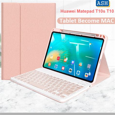 Funda para teclado Bluetooth inalámbrico ash para Huawei Matepad T s T Matepad Pro