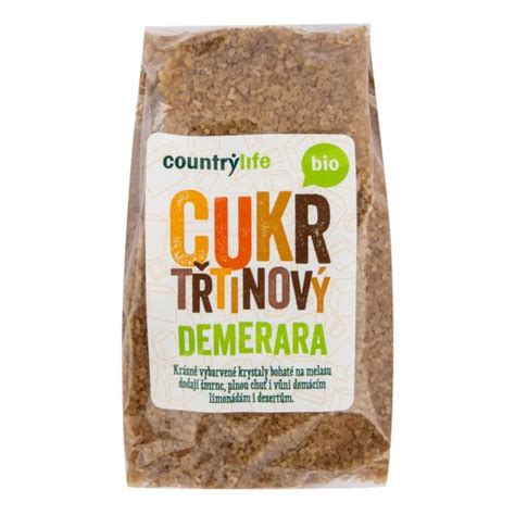 Cukr T Tinov Demerara G Bio Country Life Countrylife