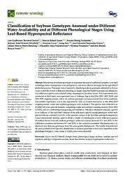 Classification Of Soybean Genotypes Assessed Under Different Water