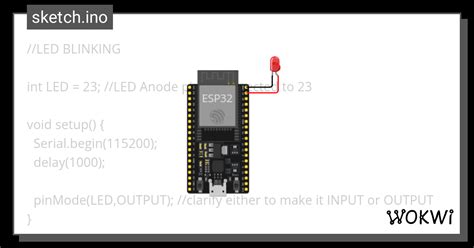 Led Blinking Wokwi Esp32 Stm32 Arduino Simulator Led Blinking Wokwi Esp32 Stm32 Arduino Simulator