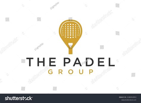 Padel Sport Racket Logo Design Icon Stock Vector Royalty Free 2188763953 Shutterstock