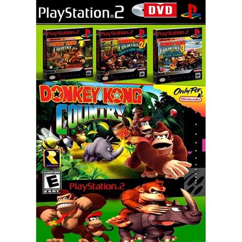 Donkey Kong Country Trilogy De Super Nintendo Para P S Jogo Testado Antes Do Envio Shopee
