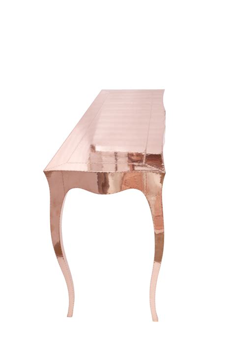 Louise Console Table In Copper By Paul Mathieu For Stephanie Odegard