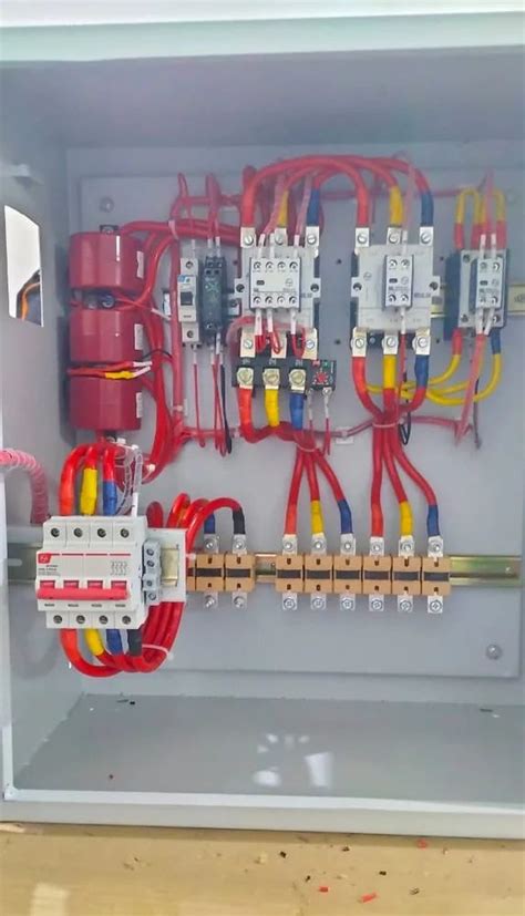 Three Phase 415 V Star Delta Starter Control Panel 5 HP At 30000