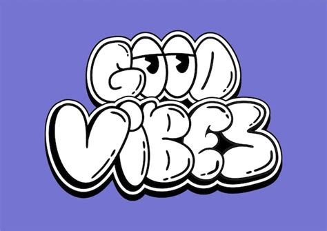 Premium Vector Good Vibes Graffiti Street Art Urban Style Vector
