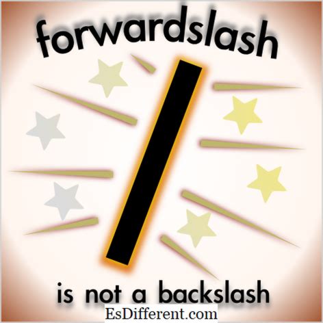 Unterschied Zwischen Slash Und Backslash Technologie