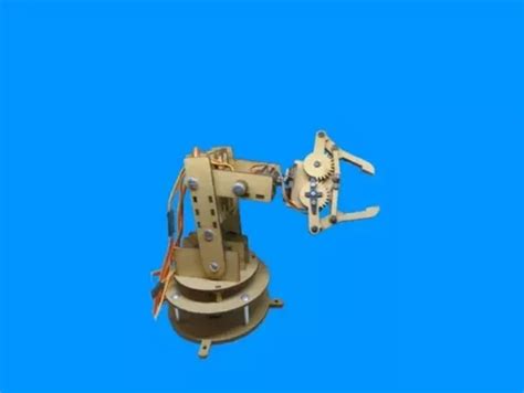 Brazo Mecánico Robótico Mdf Arduino Domotica Con Servos Envío gratis
