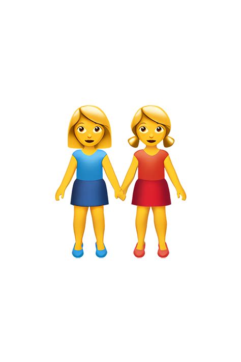 👭 Women Holding Hands Emoji