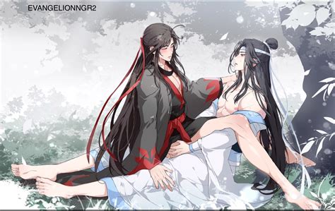 rule 34 ass ass grab bishonen black hanfu canon couple clothed sex clothing gay gay sex hanfu