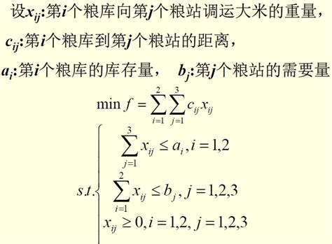 数学建模之线性规划与lingo编程有两个粮库a1和a2向三个粮站 Csdn博客
