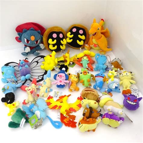 【全体的に状態が悪い】★ジャンク★ポケモン ポケットモンスター ぬいぐるみ 30体セットリザードンワニノコピカチュウミズゴロウバタ